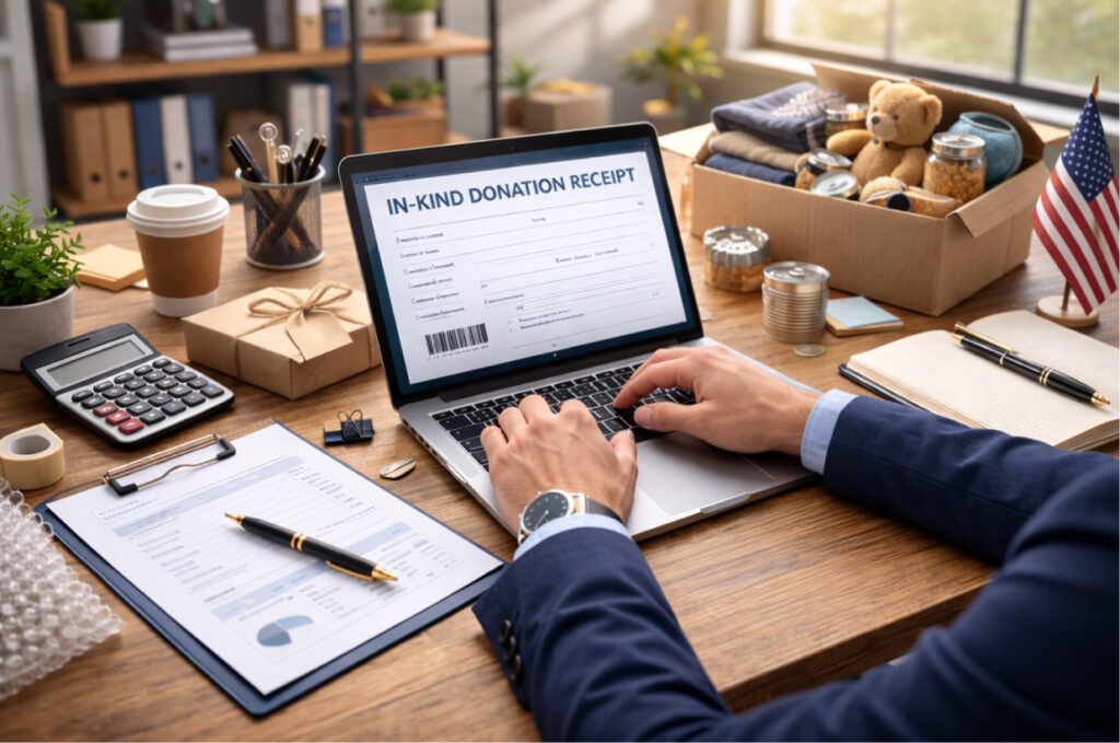 How to Issue Receipts for Non-Cash Gifts Under IRS Rules